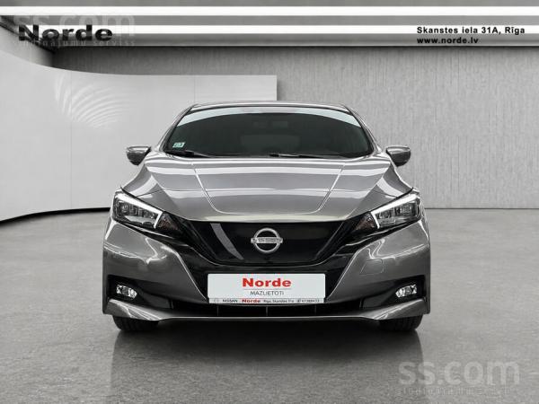 Grey Nissan Leaf 2022 in Riga, with an engine capacity of 0.00 L and mileage of 67 thousand km for 15490 €, photo 5 on AUTOMOTO.COM.LV