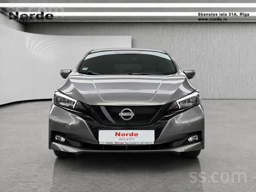 Pelēks Nissan Leaf 2022 Rīga, ar dzinēja tilpumu 0.00 L un nobraukumu 67 tūkst. km par 15490 €, foto 6 vietnē AUTOMOTO.COM.LV