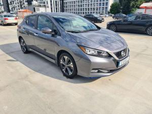 Grey Nissan Leaf 2022 in Vilnius, with an engine capacity of 0.00 L and mileage of 26 thousand km for 15300 €, photo 5 on AUTOMOTO.COM.LV