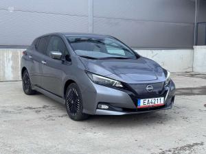 Grey Nissan Leaf 2022 in Vilnius, with an engine capacity of 0.00 L and mileage of 46 thousand km for 16400 €, photo 3 on AUTOMOTO.COM.LV