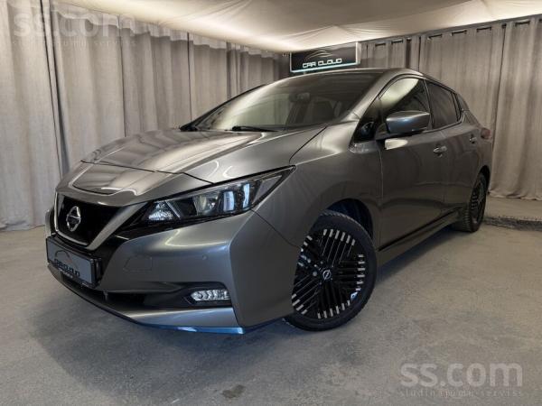 Grey Nissan Leaf 2023 in Riga, with an engine capacity of 0.00 L and mileage of 62 thousand km for 18990 €, photo 1 on AUTOMOTO.COM.LV