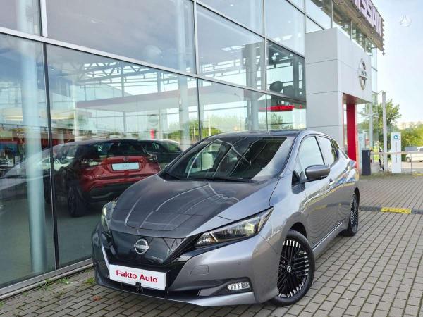 Pelēks Nissan Leaf 2023 Viļņa, ar dzinēja tilpumu 0.00 L un nobraukumu 43 tūkst. km par 16900 €, foto 1 vietnē AUTOMOTO.COM.LV