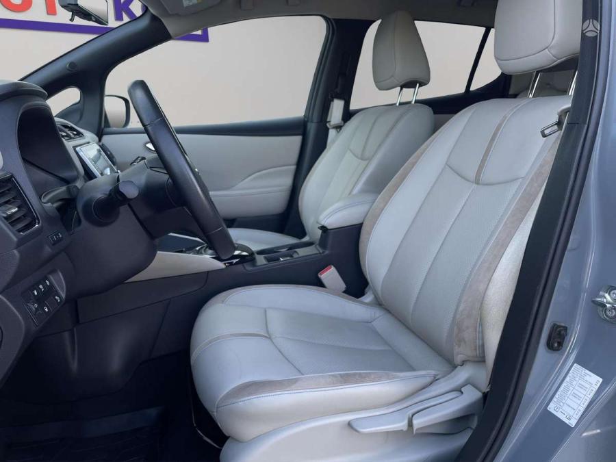 Grey Nissan Leaf 2021 in Vilnius, with an engine capacity of 0.00 L and mileage of 143 thousand km for 17999 €, photo 15 on AUTOMOTO.COM.LV