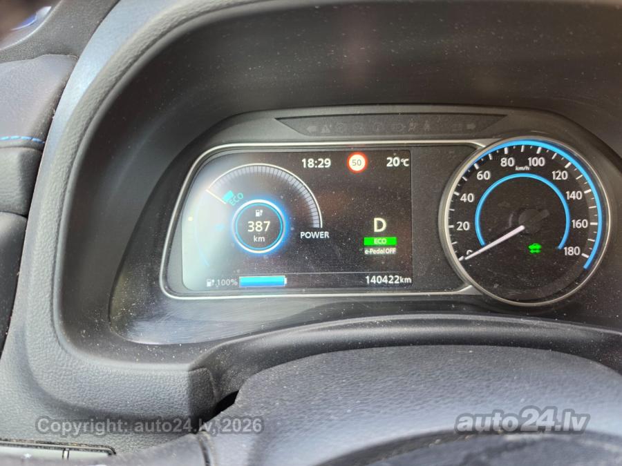 Pelēks Nissan Leaf 2019 Pērnava, ar dzinēja tilpumu 0.00 L un nobraukumu 140 tūkst. km par 12999 €, foto 14 vietnē AUTOMOTO.COM.LV