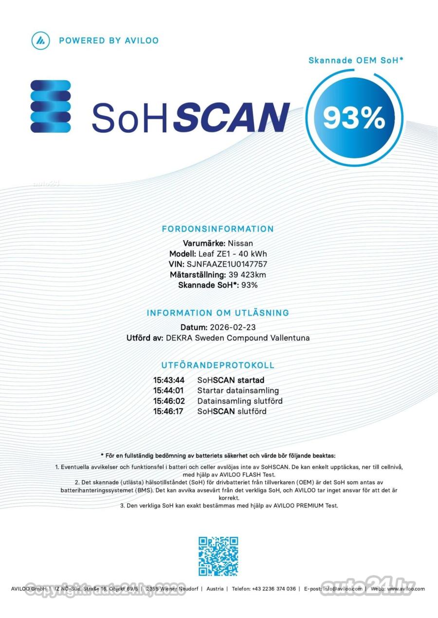 Ниссан Лиф 2021 в Курессааре, объемом двигателя 0.00 л и пробегом 40 тыс. км за 13900 €, фото 30 на AUTOMOTO.COM.LV