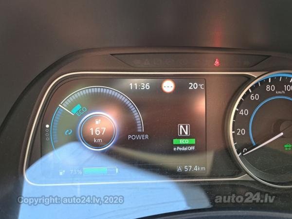 Sarkans Nissan Leaf 2018 Pelva, ar dzinēja tilpumu 0.00 L un nobraukumu 237 tūkst. km par 10900 €, foto 11 vietnē AUTOMOTO.COM.LV