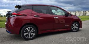 Sarkans Nissan Leaf 2019 Rīga, ar dzinēja tilpumu 0.00 L un nobraukumu 144 tūkst. km par 12200 €, foto 6 vietnē AUTOMOTO.COM.LV