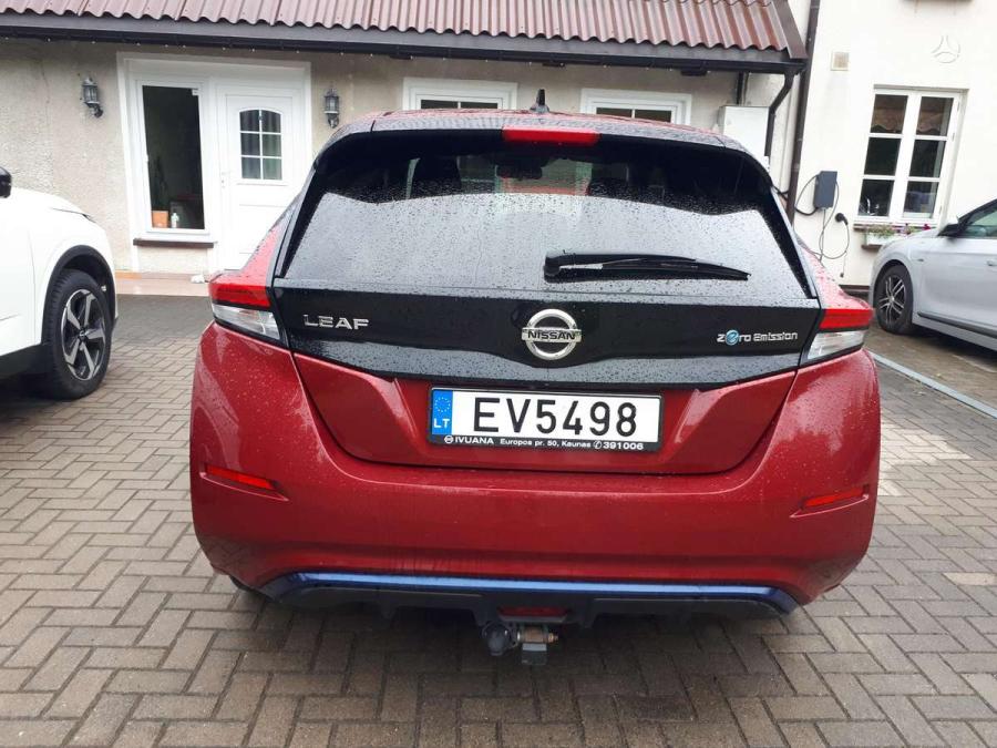 Sarkans Nissan Leaf 2020 Šilutė, ar dzinēja tilpumu 0.00 L un nobraukumu 55 tūkst. km par 11700 €, foto 6 vietnē AUTOMOTO.COM.LV
