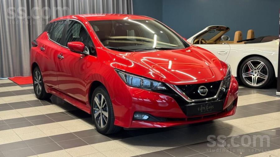 Sarkans Nissan Leaf 2021 Rīga, ar dzinēja tilpumu 0.00 L un nobraukumu 82 tūkst. km par 14990 €, foto 6 vietnē AUTOMOTO.COM.LV
