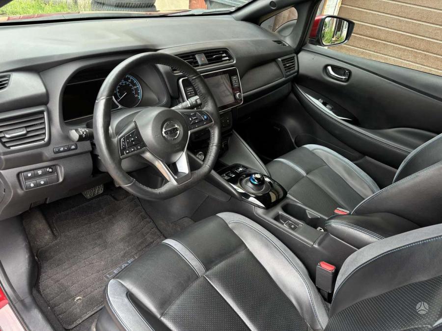 Sarkans Nissan Leaf 2021 Ukmergė, ar dzinēja tilpumu 0.00 L un nobraukumu 64 tūkst. km par 9400 €, foto 11 vietnē AUTOMOTO.COM.LV