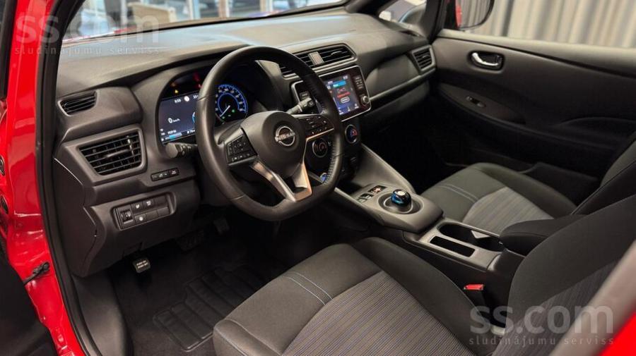 Sarkans Nissan Leaf 2022 Rīga, ar dzinēja tilpumu 0.00 L un nobraukumu 36 tūkst. km par 16490 €, foto 9 vietnē AUTOMOTO.COM.LV