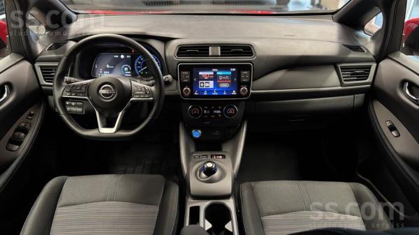Red Nissan Leaf 2022 in Riga, with an engine capacity of 0.00 L and mileage of 36 thousand km for 16490 €, photo 10 on AUTOMOTO.COM.LV