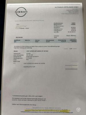 Sarkans Nissan Leaf 2022 Klaipėda, ar dzinēja tilpumu 0.00 L un nobraukumu 42 tūkst. km par 14800 €, foto 13 vietnē AUTOMOTO.COM.LV