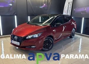 Sarkans Nissan Leaf 2023 Viļņa, ar dzinēja tilpumu 0.00 L un nobraukumu 24 tūkst. km par 18550 €, foto  vietnē AUTOMOTO.COM.LV