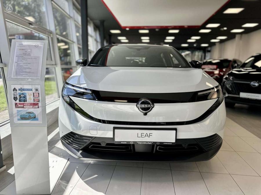 Balts Nissan Leaf 2026 Klaipėda, ar dzinēja tilpumu 0.00 L un nobraukumu 0 tūkst. km par 40890 €, foto 3 vietnē AUTOMOTO.COM.LV