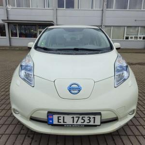 White Nissan Leaf 2012 in Marijampole, with an engine capacity of 0.00 L and mileage of 119 thousand km for 2200 €, photo 2 on AUTOMOTO.COM.LV