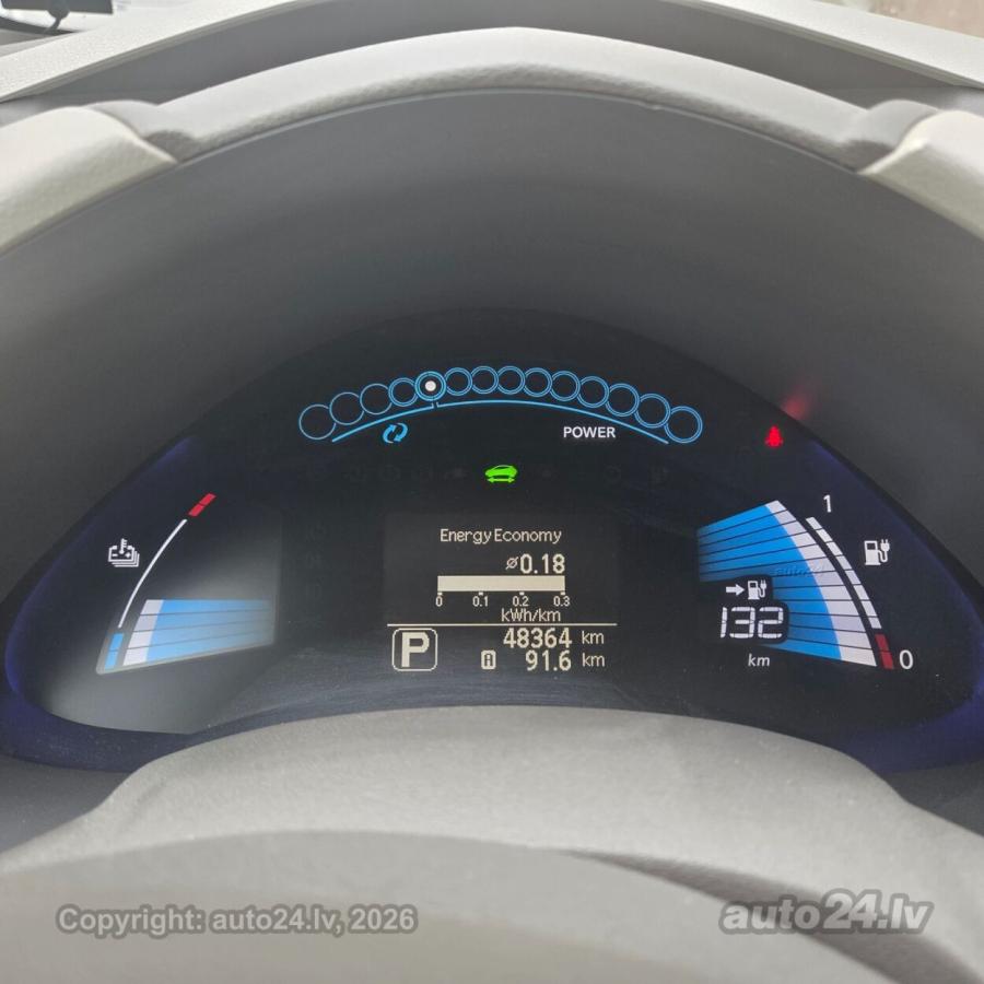 Balts Nissan Leaf 2013 Tallina, ar dzinēja tilpumu 0.00 L un nobraukumu 48 tūkst. km par 6750 €, foto 12 vietnē AUTOMOTO.COM.LV