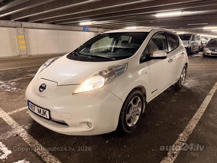 Balts Nissan Leaf 2014 Tallina, ar dzinēja tilpumu 0.00 L un nobraukumu 173 tūkst. km par 14500 €, foto 1 vietnē AUTOMOTO.COM.LV