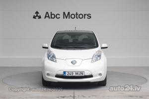 White Nissan Leaf 2014 in Tallinn, with an engine capacity of 0.00 L and mileage of 80 thousand km for 3890 €, photo 2 on AUTOMOTO.COM.LV