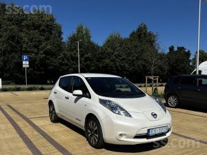 Balts Nissan Leaf 2015 Rīga, ar dzinēja tilpumu 0.00 L un nobraukumu 137 tūkst. km par 5590 €, foto  vietnē AUTOMOTO.COM.LV
