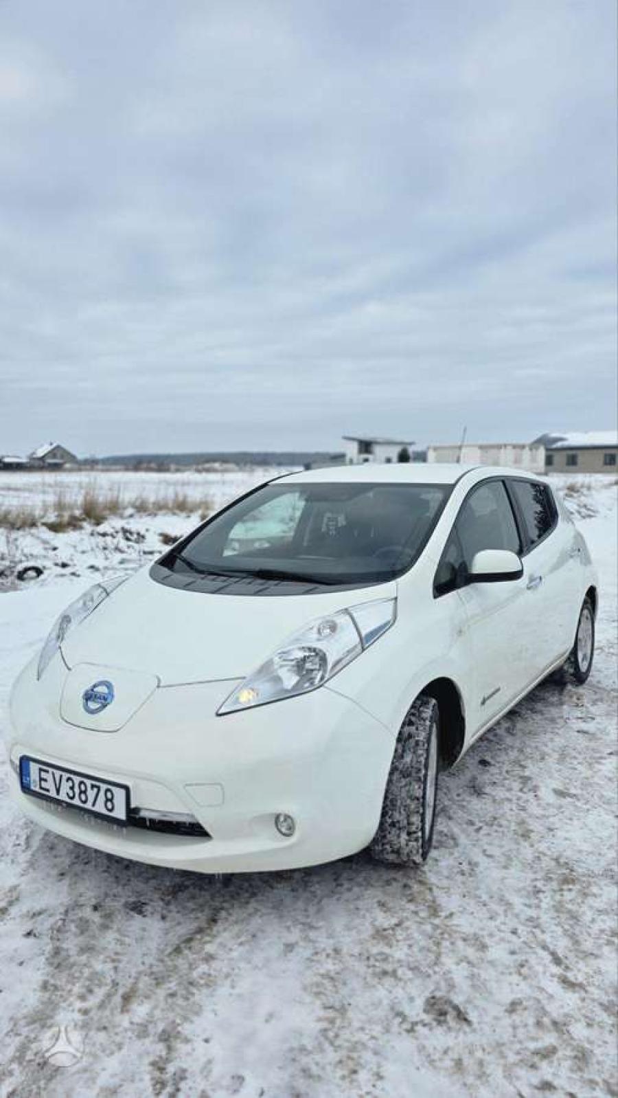 Balts Nissan Leaf 2017 Šauļi, ar dzinēja tilpumu 0.00 L un nobraukumu 197 tūkst. km par 4000 €, foto 1 vietnē AUTOMOTO.COM.LV