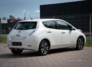 White Nissan Leaf 2017 in Tallinn, with an engine capacity of 0.00 L and mileage of 53 thousand km for 8100 €, photo 3 on AUTOMOTO.COM.LV
