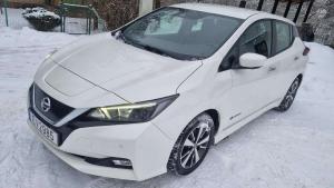 White Nissan Leaf 2018 in Kaunas, with an engine capacity of 0.00 L and mileage of 154 thousand km for 11500 €, photo  on AUTOMOTO.COM.LV