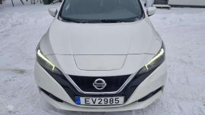 White Nissan Leaf 2018 in Kaunas, with an engine capacity of 0.00 L and mileage of 154 thousand km for 11500 €, photo 5 on AUTOMOTO.COM.LV