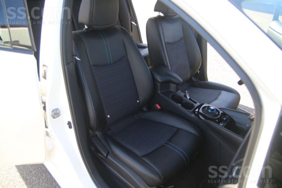 Balts Nissan Leaf 2018 Rīga, ar dzinēja tilpumu 0.00 L un nobraukumu 0 tūkst. km par 10990 €, foto 16 vietnē AUTOMOTO.COM.LV