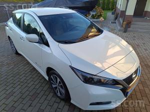 White Nissan Leaf 2018 in Riga, with an engine capacity of 0.00 L and mileage of 154 thousand km for 9930 €, photo 14 on AUTOMOTO.COM.LV
