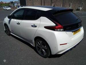White Nissan Leaf 2018 in Siauliai, with an engine capacity of 0.00 L and mileage of 94 thousand km for 4999 €, photo 7 on AUTOMOTO.COM.LV