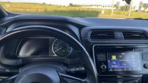 White Nissan Leaf 2018 in Vilnius, with an engine capacity of 0.00 L and mileage of 97 thousand km for 10500 €, photo 14 on AUTOMOTO.COM.LV