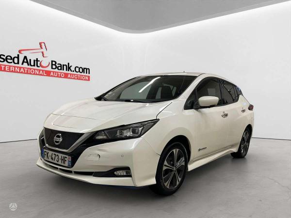 White Nissan Leaf 2019 in Marijampole, with an engine capacity of 0.00 L and mileage of 103 thousand km for 14157 €, photo 1 on AUTOMOTO.COM.LV