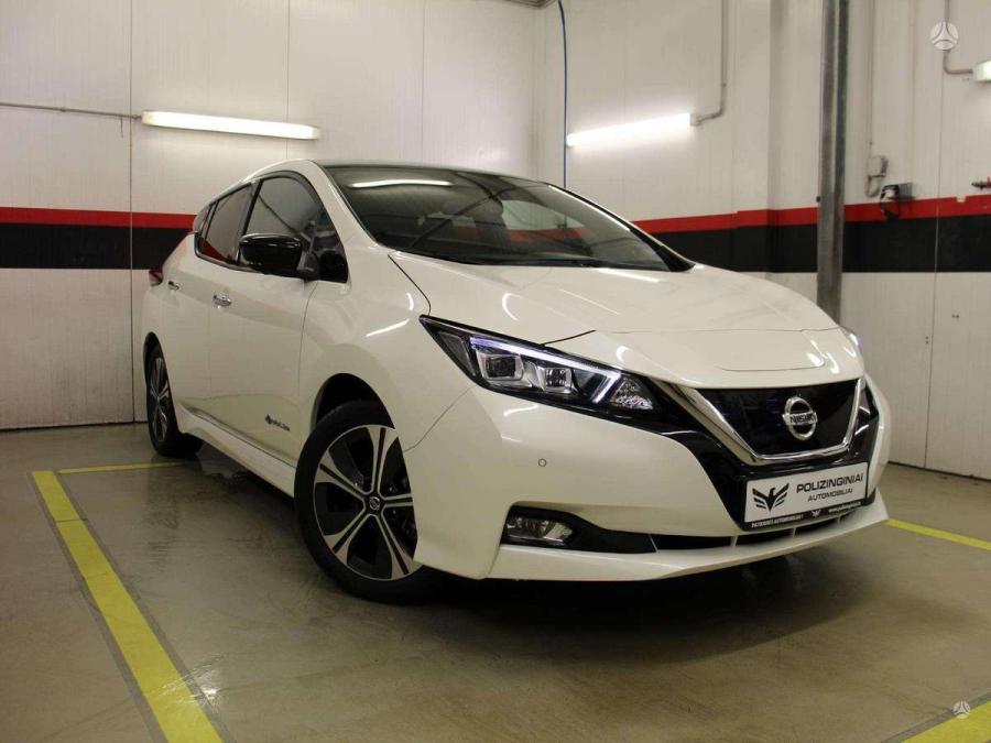 Balts Nissan Leaf 2019 Viļņa, ar dzinēja tilpumu 0.00 L un nobraukumu 28 tūkst. km par 17950 €, foto 1 vietnē AUTOMOTO.COM.LV