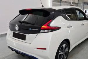 White Nissan Leaf 2019 in Riga, with an engine capacity of 0.00 L and mileage of 23 thousand km for 14000 €, photo 4 on AUTOMOTO.COM.LV