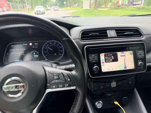 Balts Nissan Leaf 2019 Šalčininkai, ar dzinēja tilpumu 0.00 L un nobraukumu 103 tūkst. km par 10700 €, foto 2 vietnē AUTOMOTO.COM.LV