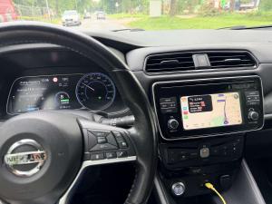 Balts Nissan Leaf 2019 Šalčininkai, ar dzinēja tilpumu 0.00 L un nobraukumu 103 tūkst. km par 10700 €, foto 3 vietnē AUTOMOTO.COM.LV