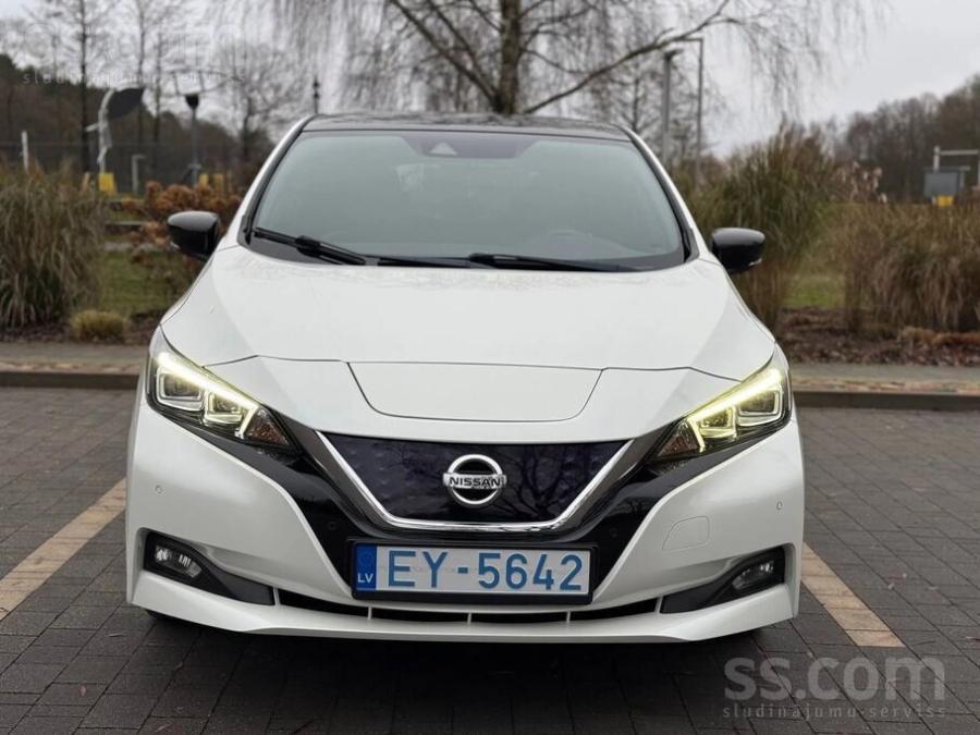 Balts Nissan Leaf 2019 Rīga, ar dzinēja tilpumu 0.00 L un nobraukumu 96 tūkst. km par 10900 €, foto 7 vietnē AUTOMOTO.COM.LV