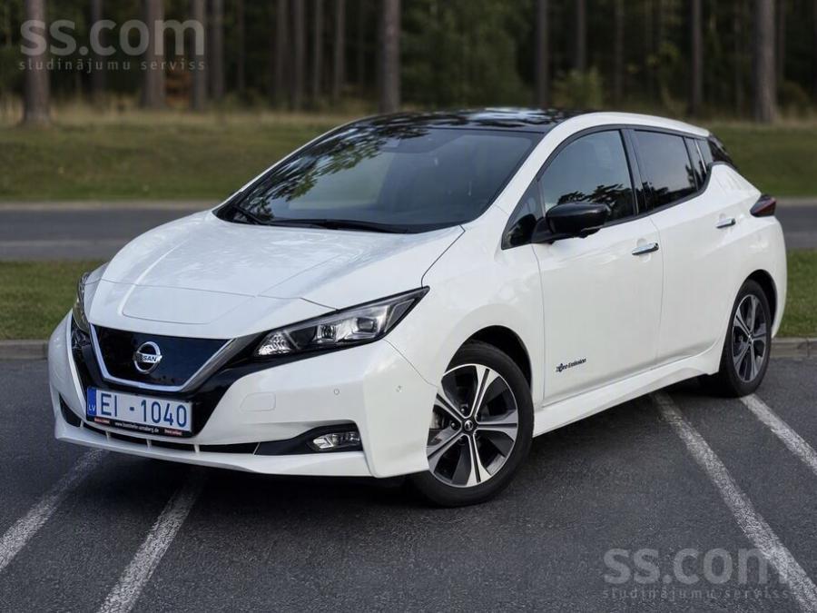 Balts Nissan Leaf 2019 Rīga, ar dzinēja tilpumu 0.00 L un nobraukumu 73 tūkst. km par 12950 €, foto 1 vietnē AUTOMOTO.COM.LV