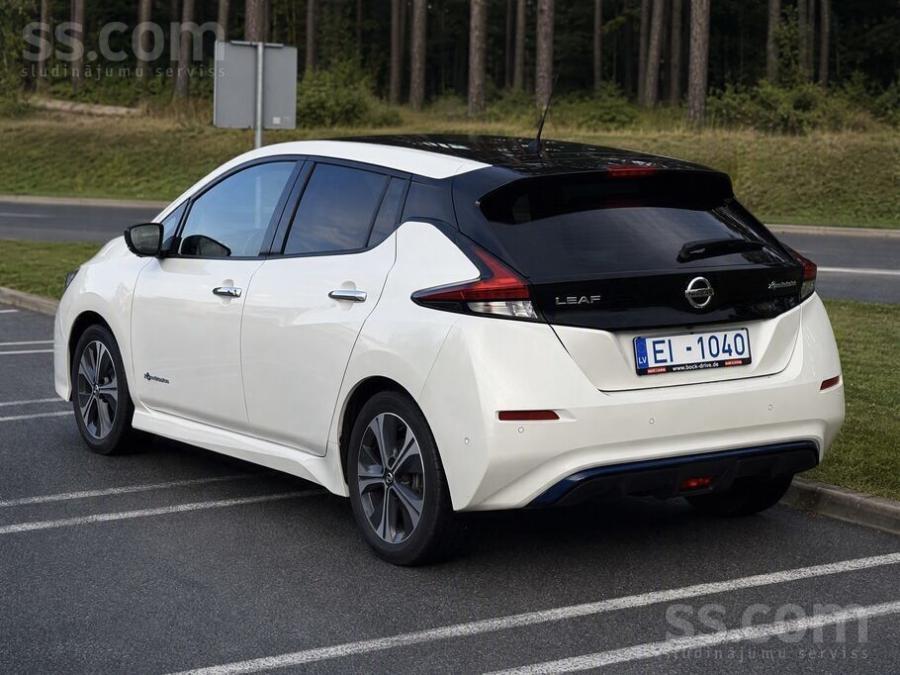 Balts Nissan Leaf 2019 Rīga, ar dzinēja tilpumu 0.00 L un nobraukumu 73 tūkst. km par 12950 €, foto 7 vietnē AUTOMOTO.COM.LV