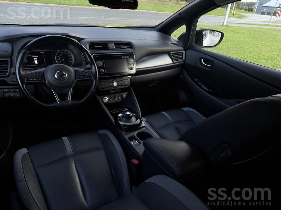 Balts Nissan Leaf 2019 Rīga, ar dzinēja tilpumu 0.00 L un nobraukumu 73 tūkst. km par 12950 €, foto 15 vietnē AUTOMOTO.COM.LV