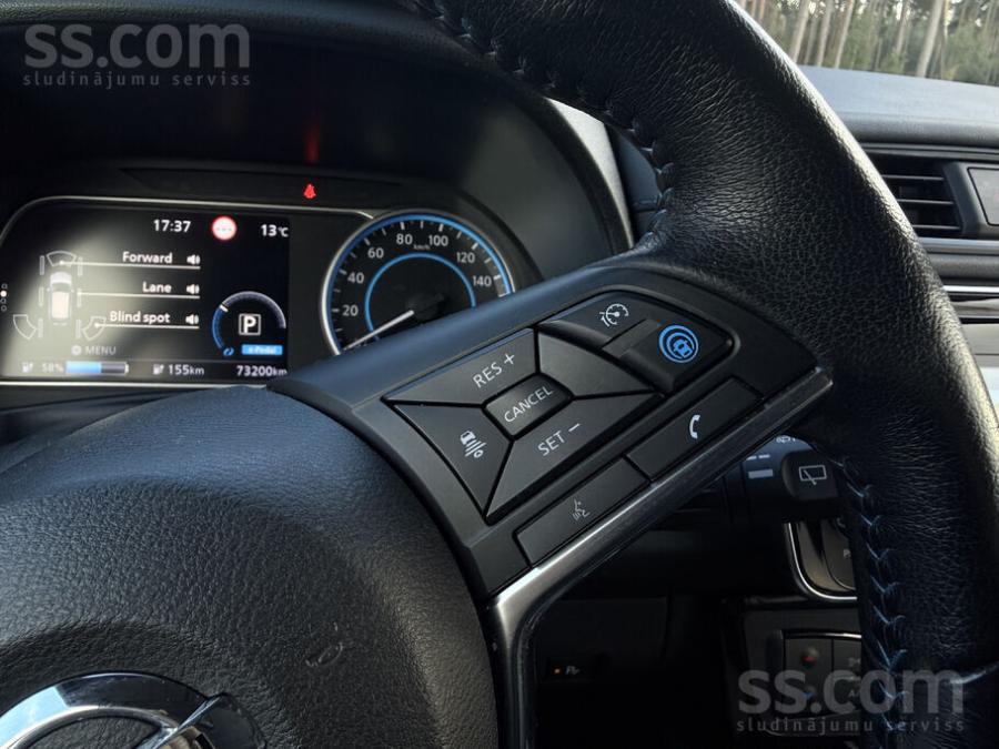 Balts Nissan Leaf 2019 Rīga, ar dzinēja tilpumu 0.00 L un nobraukumu 73 tūkst. km par 12950 €, foto 21 vietnē AUTOMOTO.COM.LV