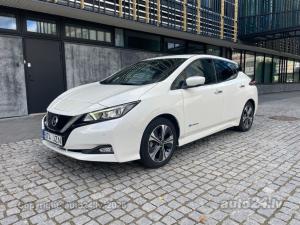 White Nissan Leaf 2020 in Tallinn, with an engine capacity of 0.00 L and mileage of 49 thousand km for 13990 €, photo  on AUTOMOTO.COM.LV
