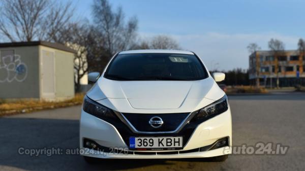 White Nissan Leaf 2020 in Tallinn, with an engine capacity of 0.00 L and mileage of 57 thousand km for 12500 €, photo 2 on AUTOMOTO.COM.LV