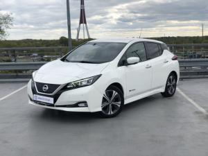 White Nissan Leaf 2020 in Riga, with an engine capacity of 0.00 L and mileage of 49 thousand km for 11990 €, photo  on AUTOMOTO.COM.LV