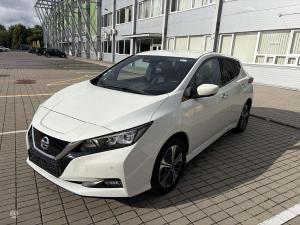 White Nissan Leaf 2020 in Marijampole, with an engine capacity of 0.00 L and mileage of 56 thousand km for 14500 €, photo  on AUTOMOTO.COM.LV