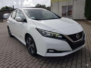 White Nissan Leaf 2020 in Siauliai, with an engine capacity of 0.00 L and mileage of 69 thousand km for 12700 €, photo  on AUTOMOTO.COM.LV