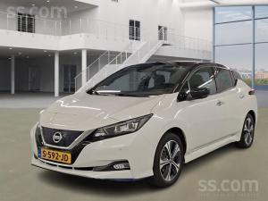 White Nissan Leaf 2020 in Limbazi, with an engine capacity of 0.00 L and mileage of 91 thousand km for 15945 €, photo  on AUTOMOTO.COM.LV