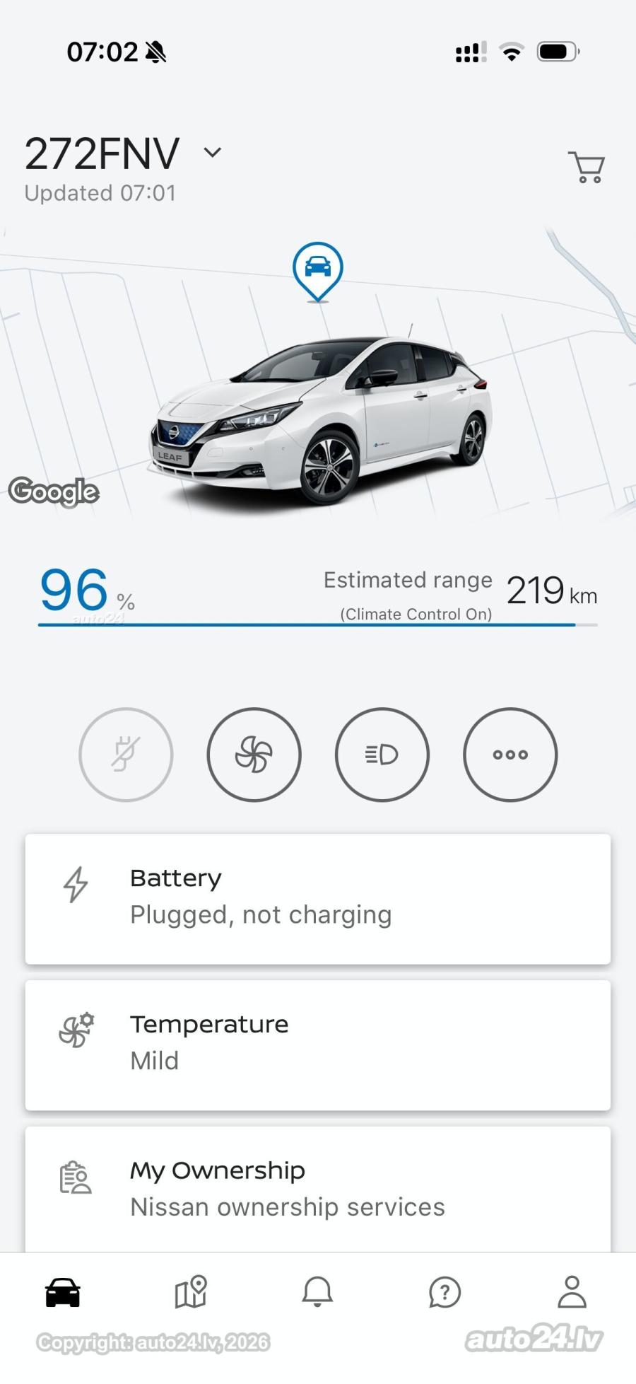 Balts Nissan Leaf 2020 Tallina, ar dzinēja tilpumu 0.00 L un nobraukumu 162 tūkst. km par 12500 €, foto 11 vietnē AUTOMOTO.COM.LV
