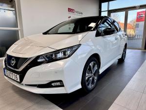 White Nissan Leaf 2021 in Klaipeda, with an engine capacity of 0.00 L and mileage of 91 thousand km for 16900 €, photo  on AUTOMOTO.COM.LV